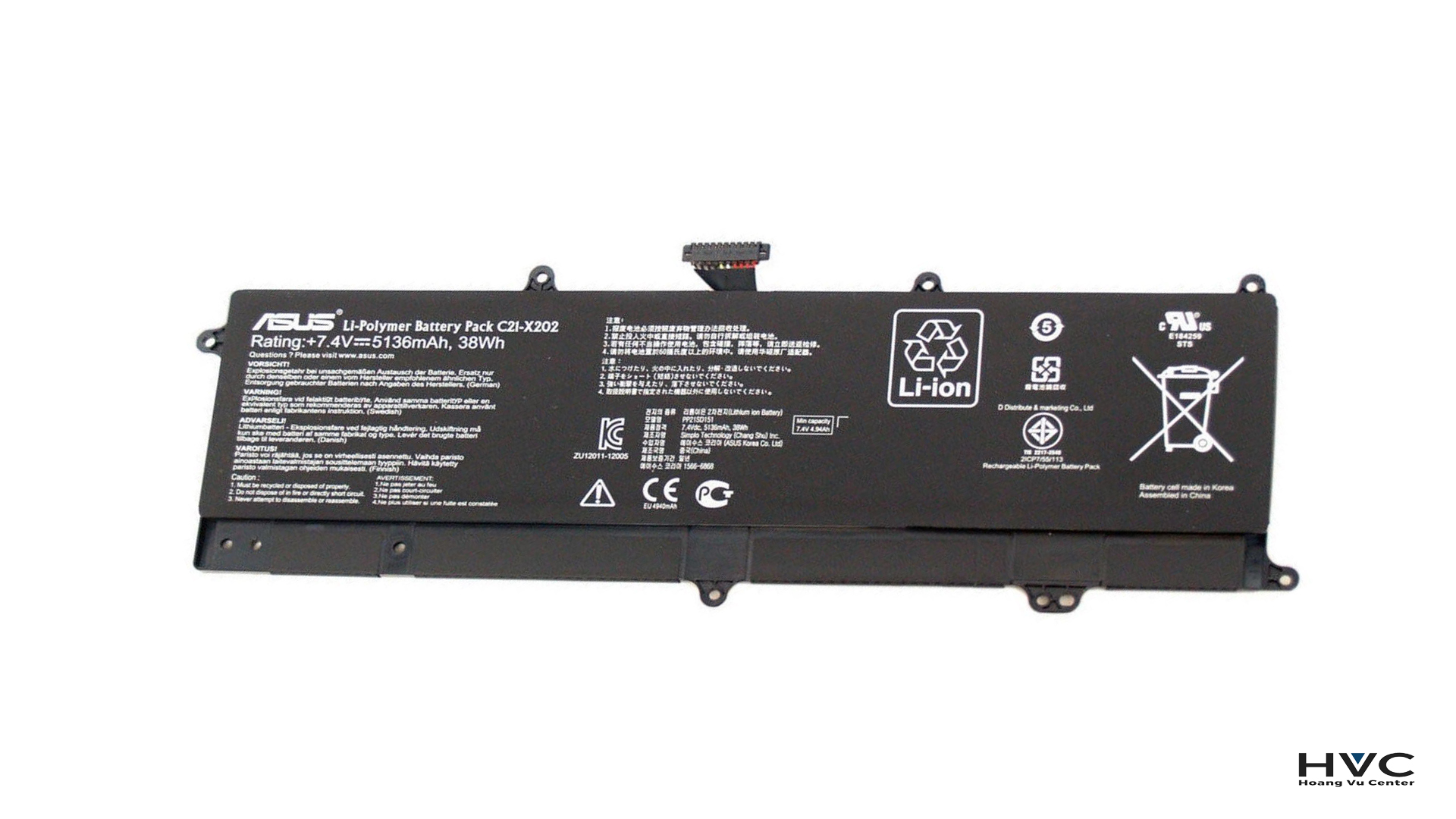 Thay Pin Laptop Asus VivoBook S200-C21-X202 Zin New